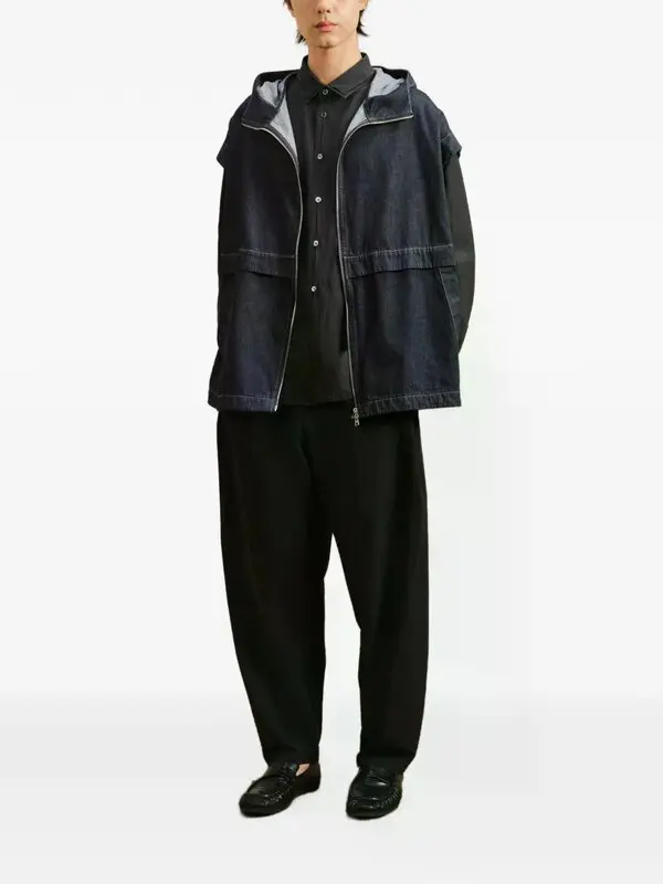 CROQUIS Hooded Oversized Vest