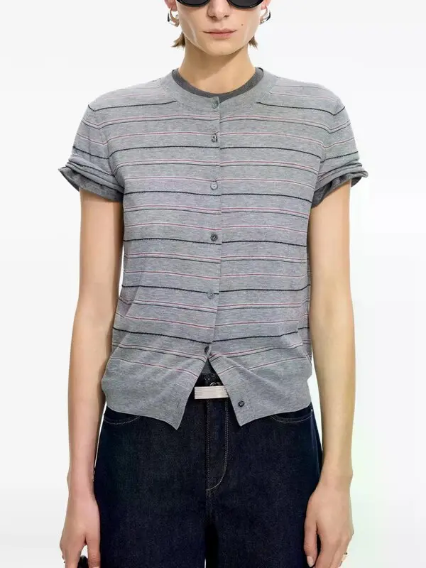 JNBY Striped Cardigan