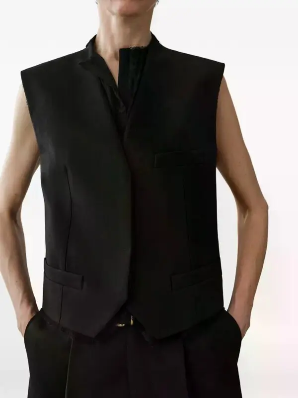 LESS Pinstripe-panel Tailored Vest