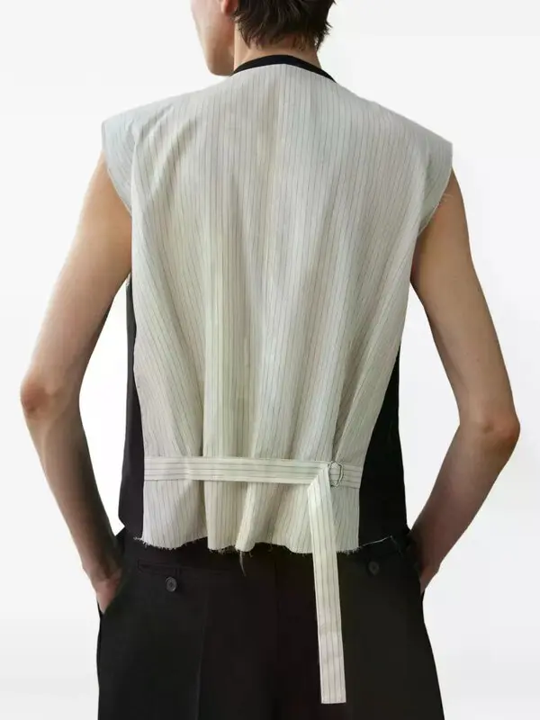 LESS Pinstripe-panel Tailored Vest
