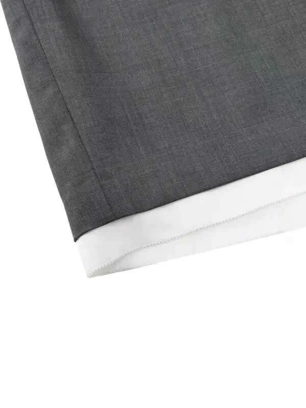 LESS Contrast-trim Midi Skirt