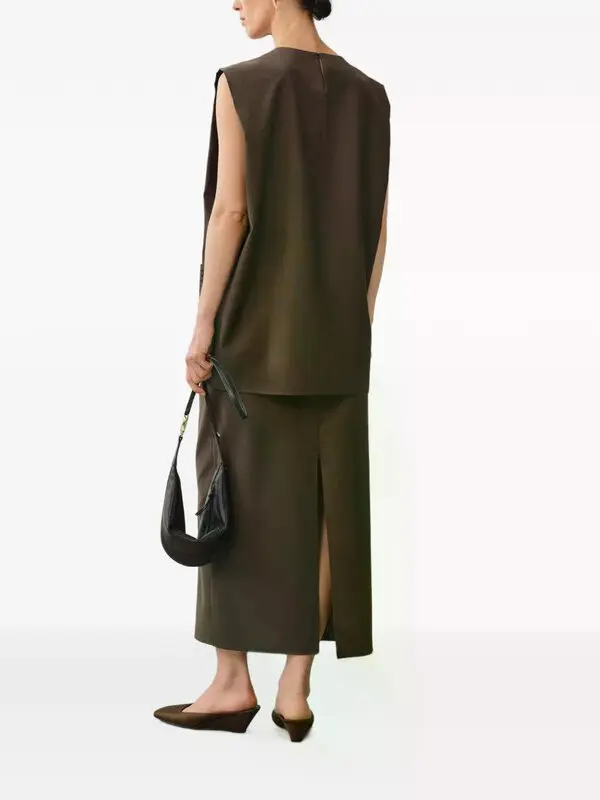 LESS Laser-cut Maxi Skirt