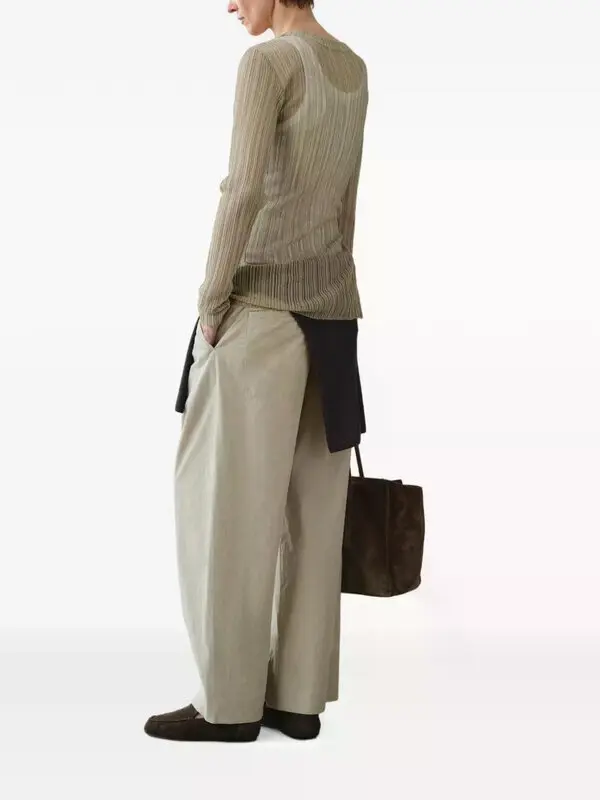 LESS Button-detail Sweater
