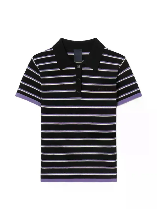JUUN.J Striped Polo Shirt