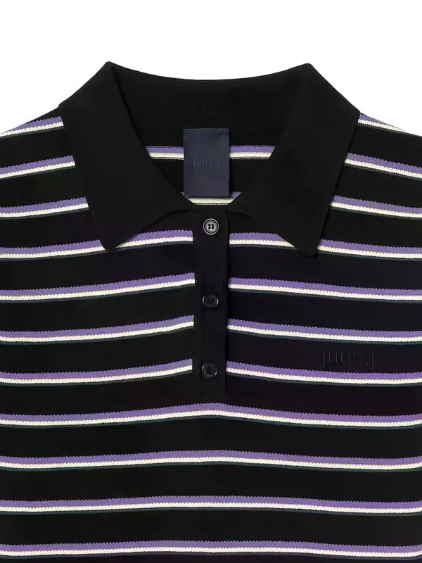 JUUN.J Striped Polo Shirt