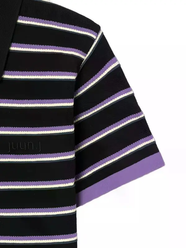 JUUN.J Striped Polo Shirt