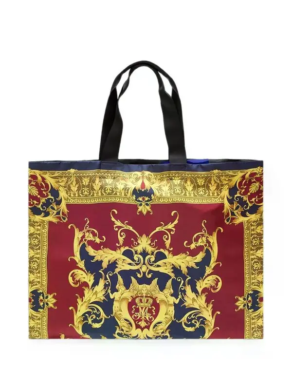 Junya Watanabe Scarf-print Silk Tote Bag - Multicolour