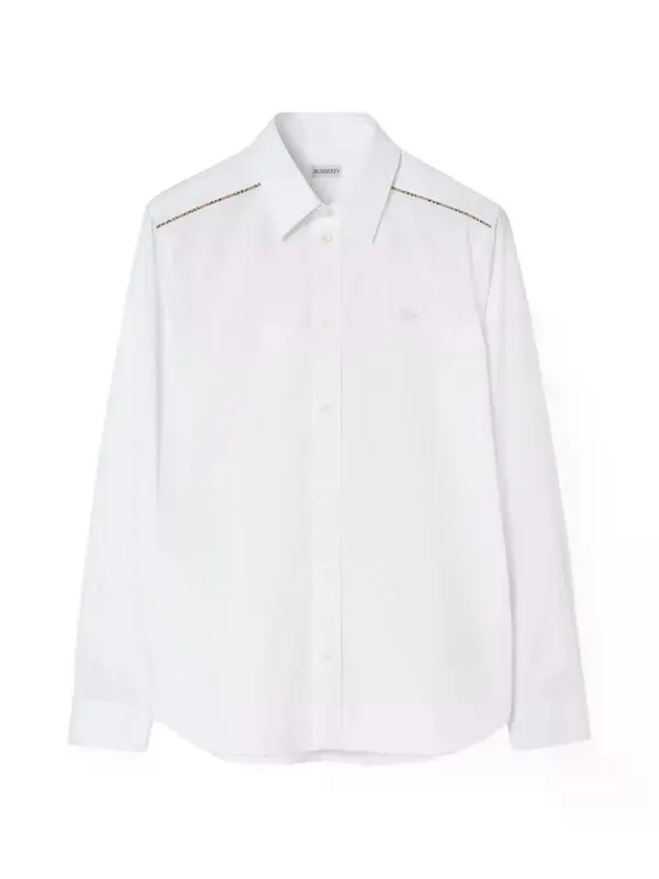 Burberry Classic Fit Cotton Shirt - White