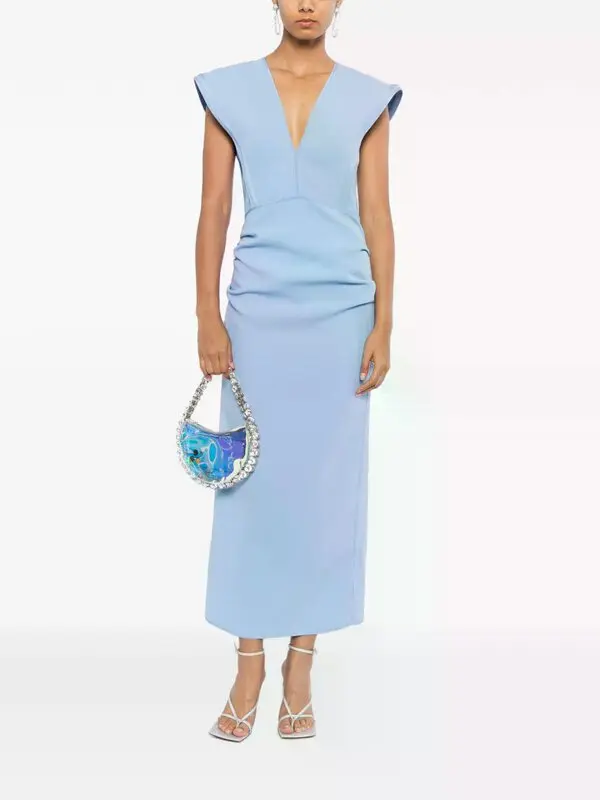 Maticevski Wingtip Dress - Blue