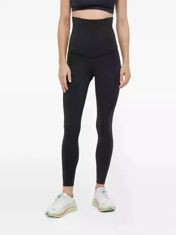 REEBOK Lux Maternity Logo-print Trousers