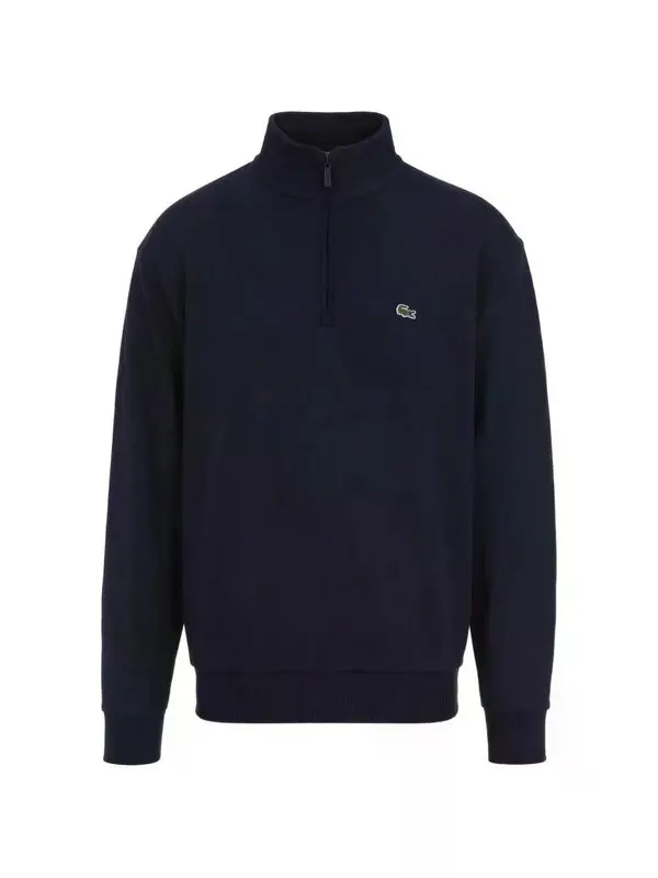Lacoste Quarter-zip Logo-patch Sweater