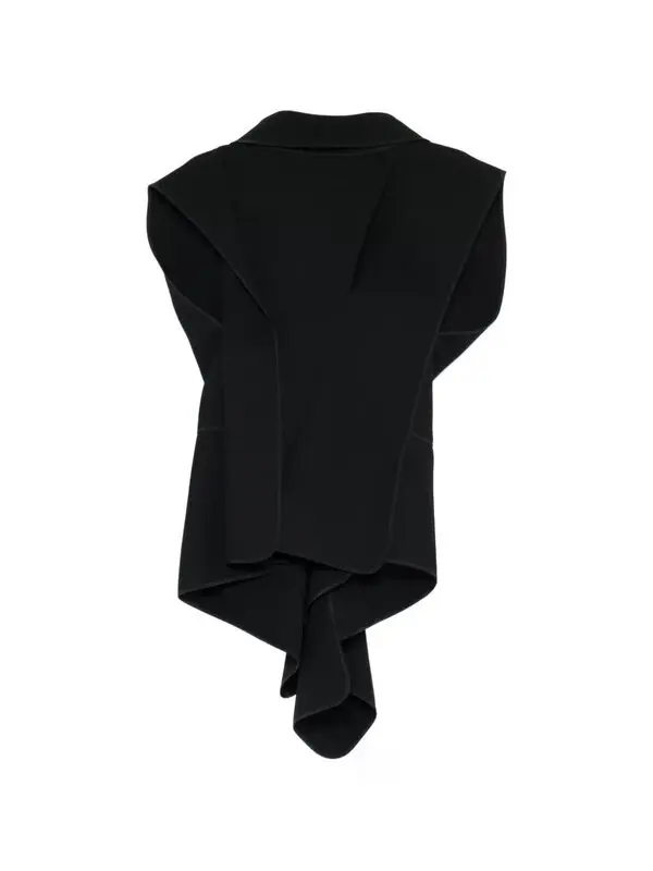 Maticevski Panelled Zip-up Blouse - Black