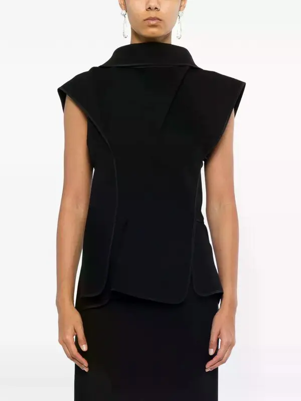 Maticevski Panelled Zip-up Blouse