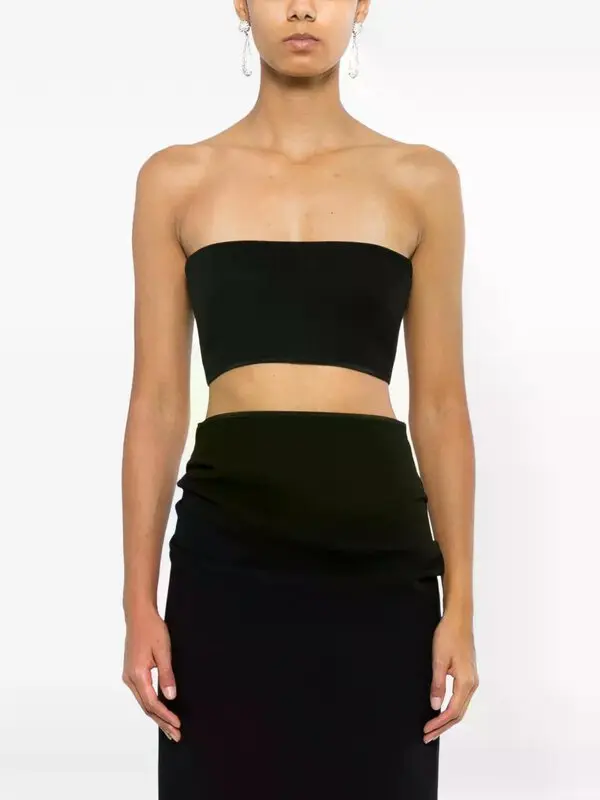 Maticevski Bonded Bandeau Blouse - Black