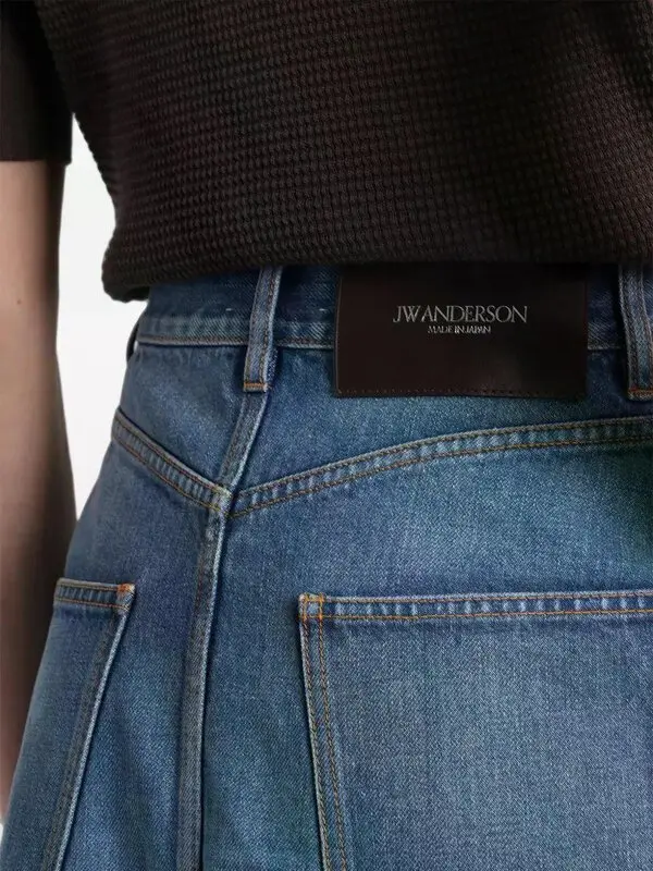JW Anderson Asymmetric-hem Panelled Midi Skirt