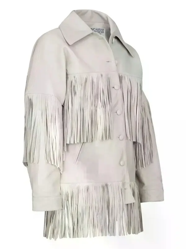 DANCASSAB Loretta Fringed Leather Jacket