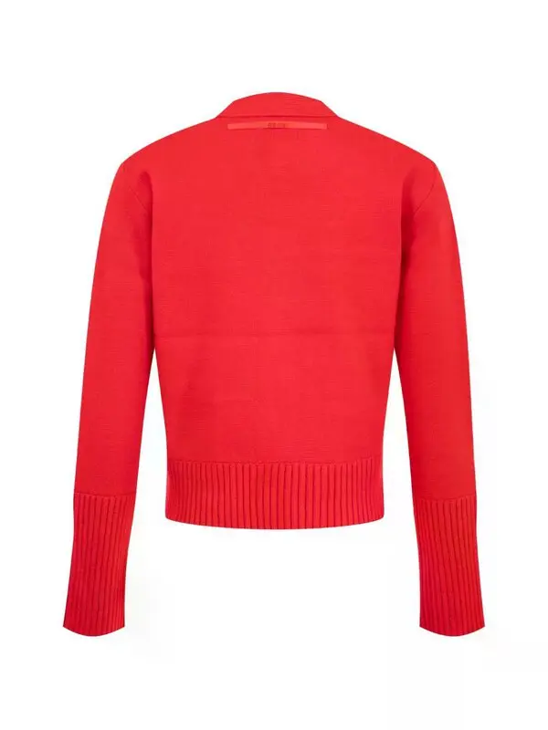 Sacai Ribbed-knit Cardigan