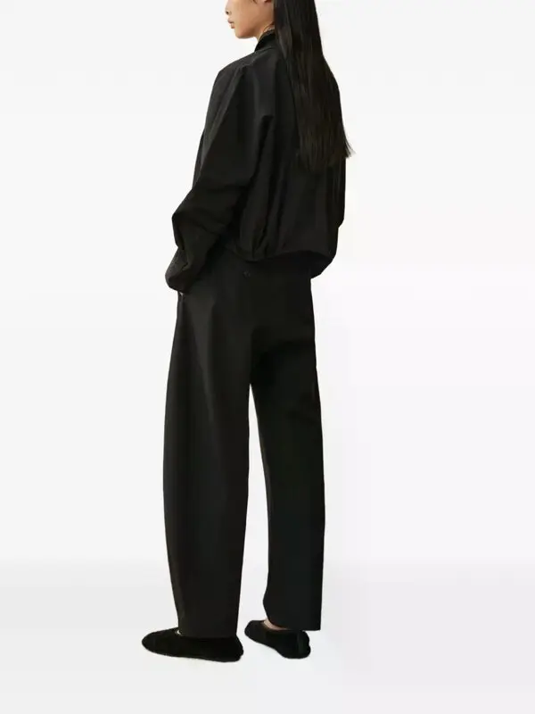 LESS Pleated Long-sleeve Shirt
