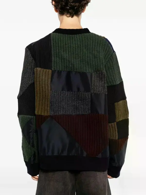 Sacai Saicai X A.p.c. Quilts Sweater