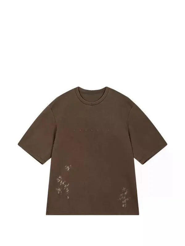 CROQUIS Graphic-print T-shirt - Brown