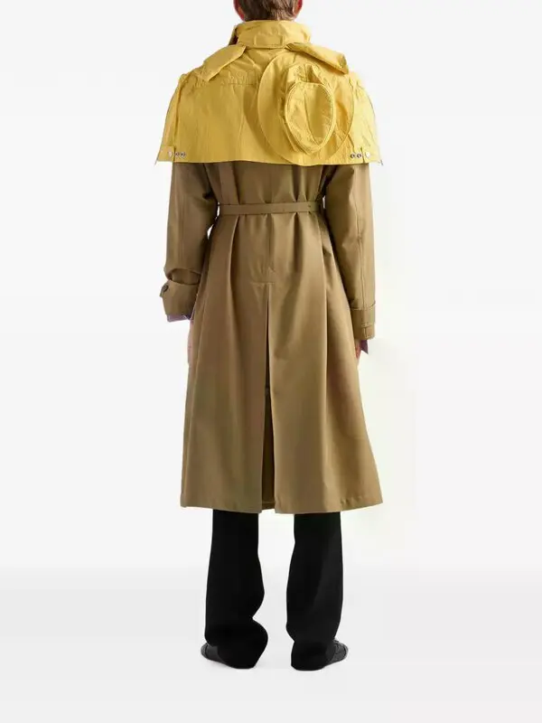 Prada Hooded Flap-pocket Cape