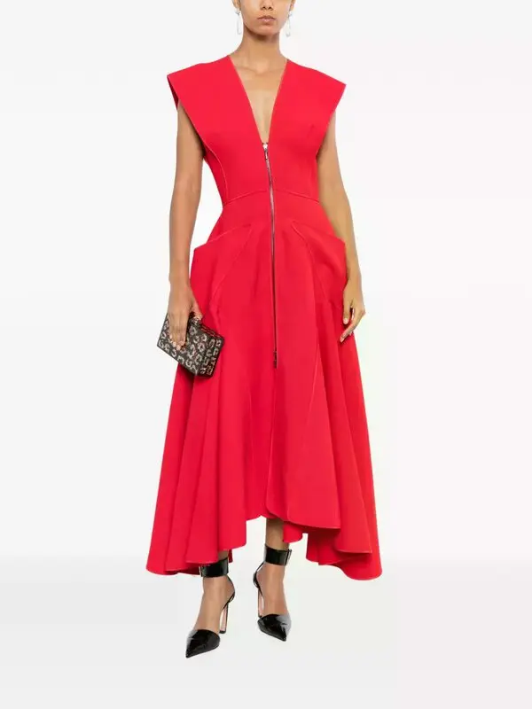 Maticevski Bonded Dress - Red