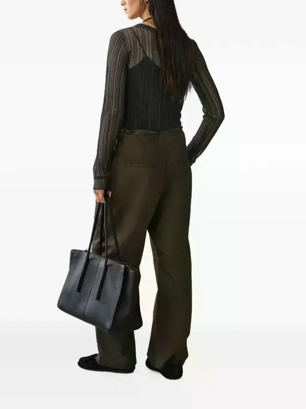 LESS Openwork Slim-fit Sweater