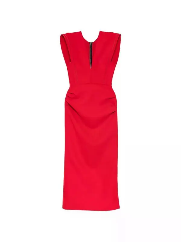Maticevski Wingtip Dress - Red