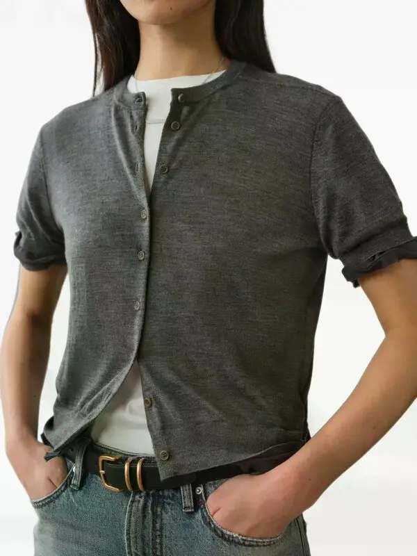 LESS Short-sleeved Cardigan
