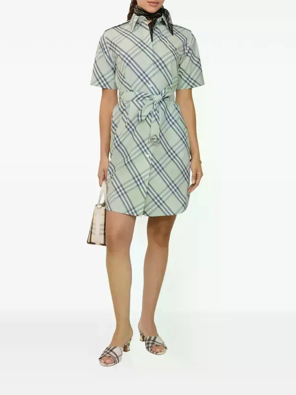 Burberry Check Mini Shirt Dress