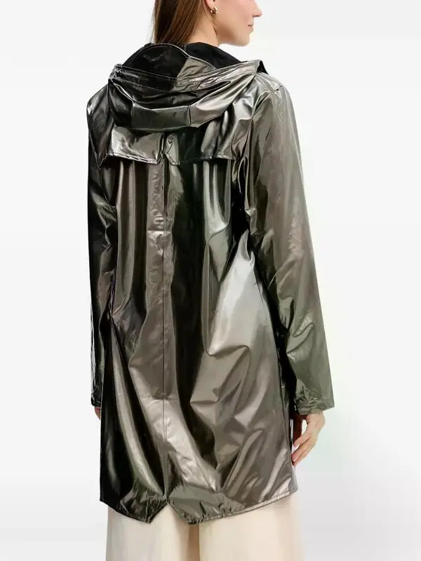 Rains Button-up Hooded Coat