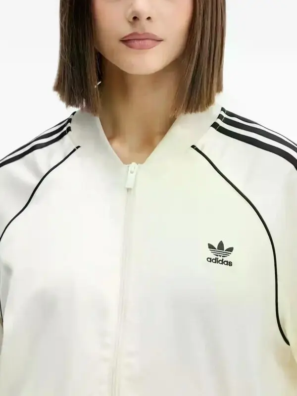 Adidas Sst Zip Striped Sweatshirt
