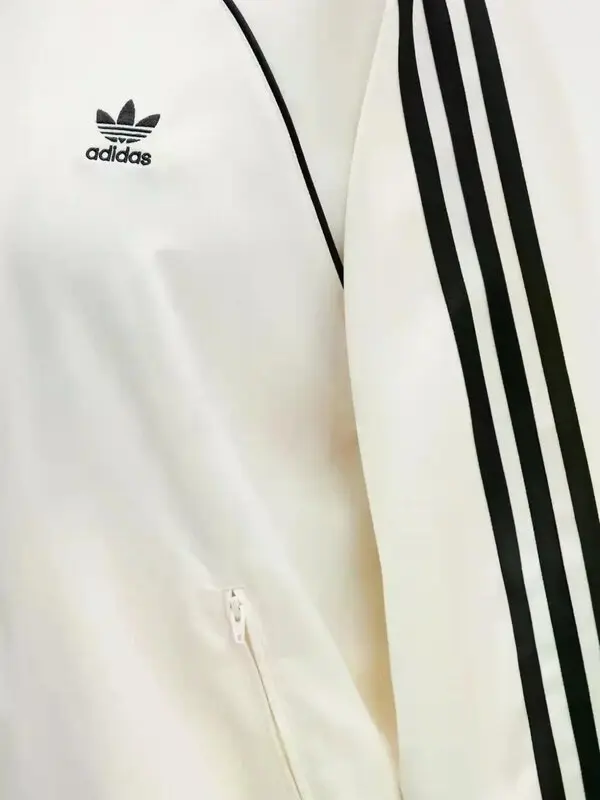 Adidas Sst Zip Striped Sweatshirt