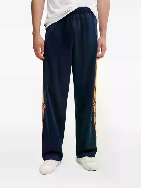 Adidas Side Stripe Press-stud Trousers - Blue