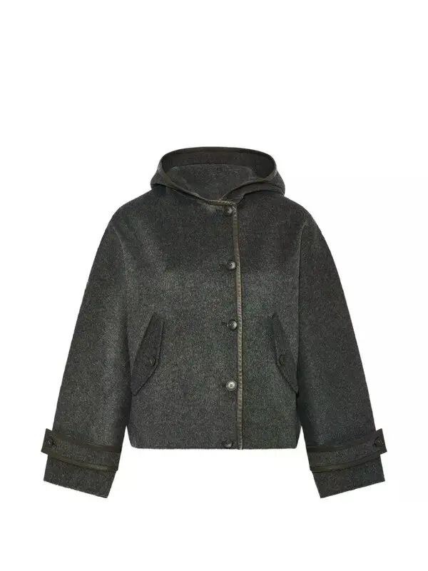 YVES SALOMON Hooded Double-sided Jacket