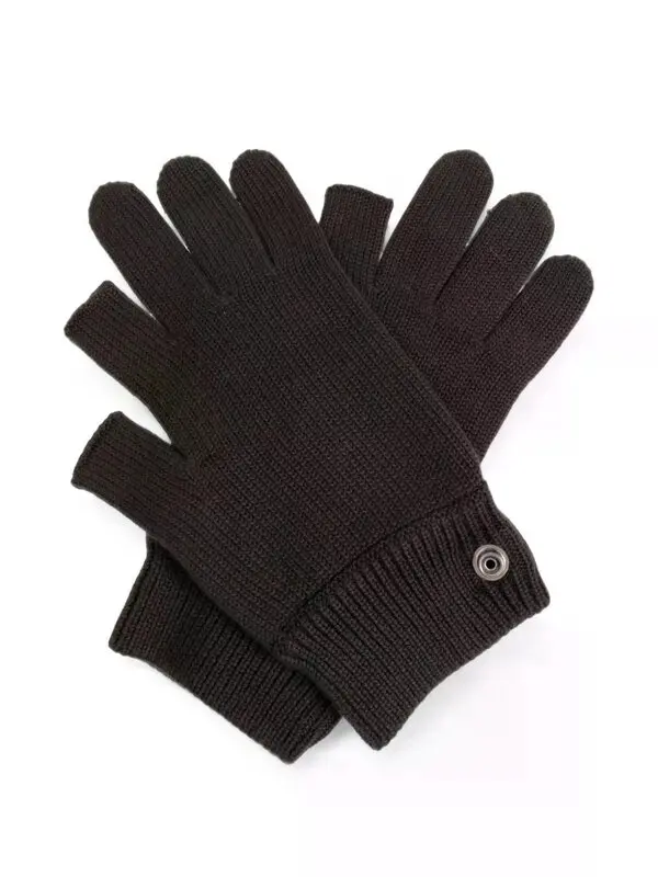 Rick Owens Touchscreen Gloves - Brown