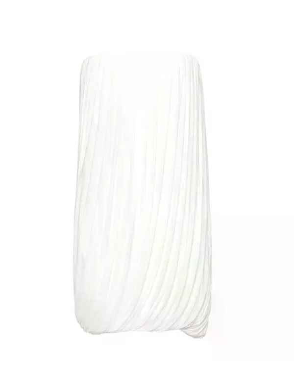 Alex Perry Strapless Draped Mini Dress - White
