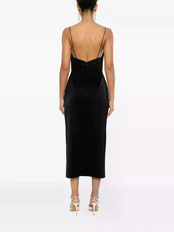 Alex Perry Thin Straps V Neck Pencil Dress
