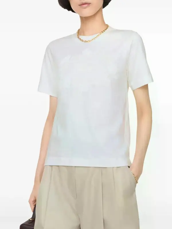 Burberry Knight Stamp Cotton T-shirt