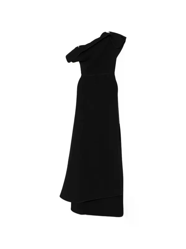Maticevski Bonded Architectural Gown - Black