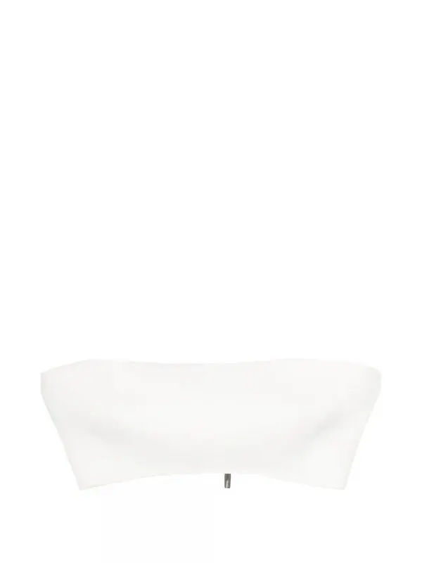 Maticevski Bonded Bandeau Blouse - White