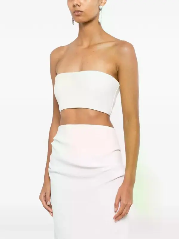 Maticevski Bonded Bandeau Blouse - White