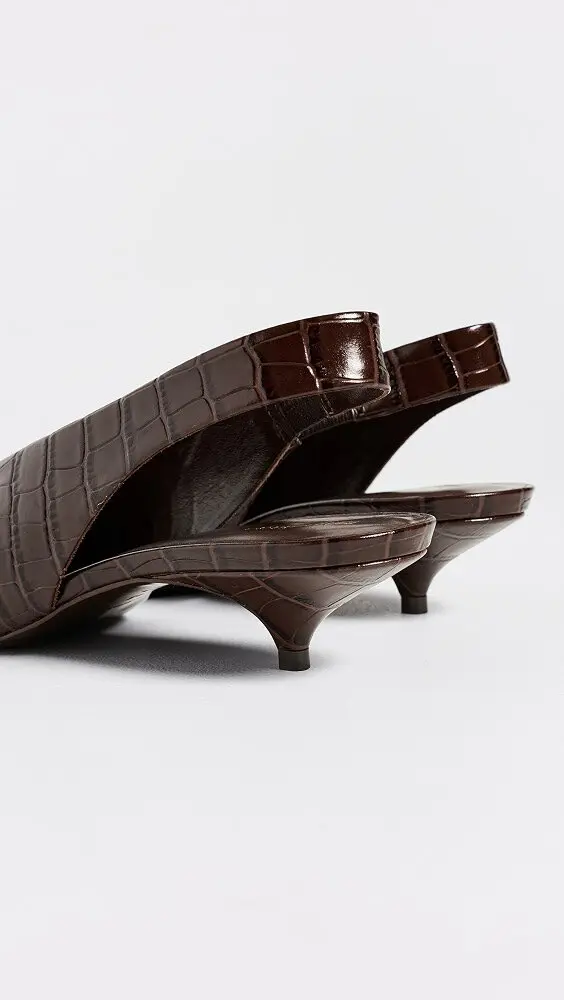 REFORMATION Calista Slingback Kitten Heels