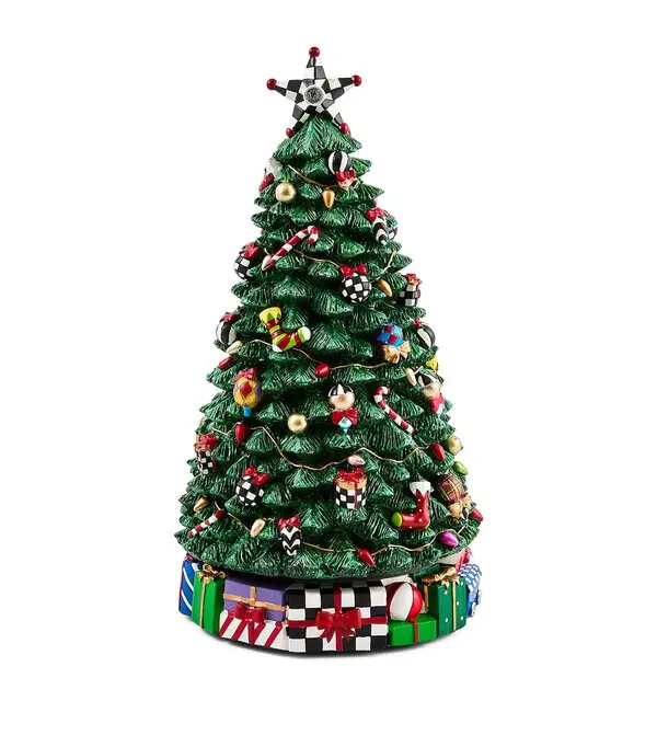 MACKENZIE-CHILDS Carol Musical Tree Ornament