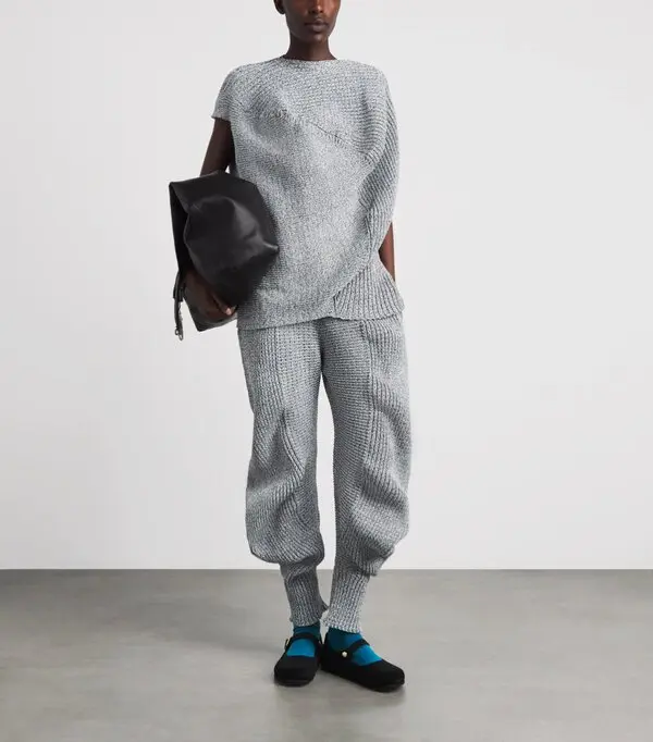 Issey Miyake Found Stone Knitted Trousers