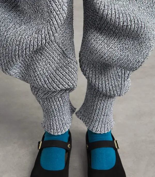 Issey Miyake Found Stone Knitted Trousers