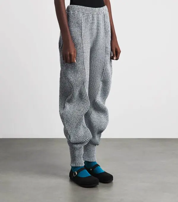 Issey Miyake Found Stone Knitted Trousers