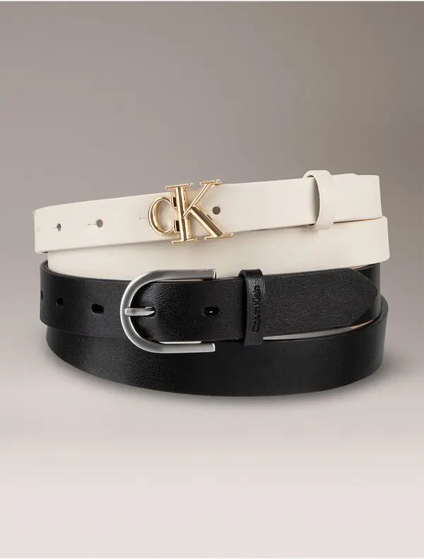 Calvin Klein Monogram 2-pack Belt