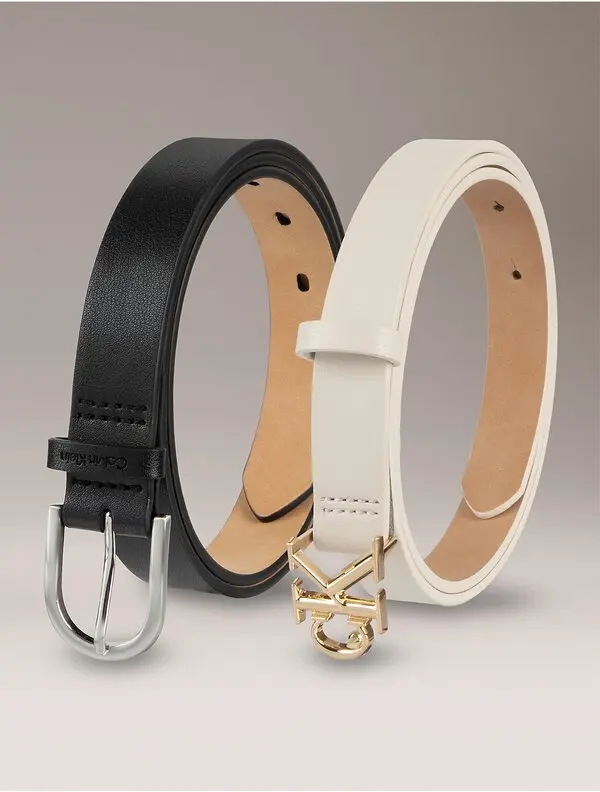 Calvin Klein Monogram 2-pack Belt