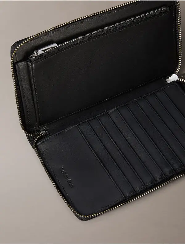 Calvin Klein Foil Embossed Zip Wallet